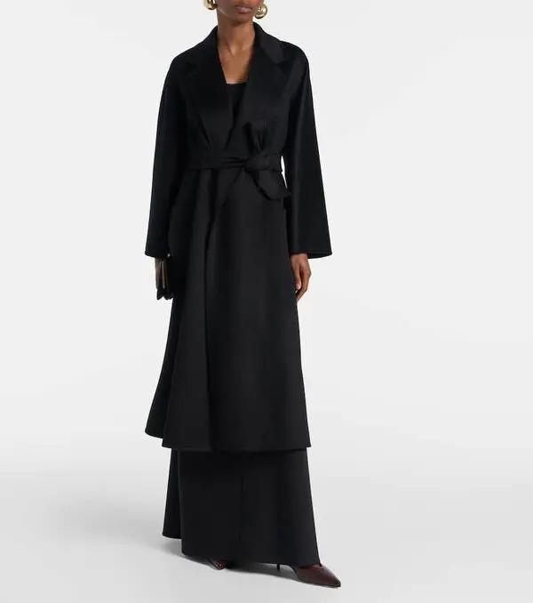 Max Mara Ludmilla Cashmere Coat - Black
