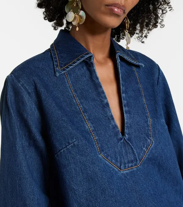 ALEMAIS Speedy Denim Mini Dress