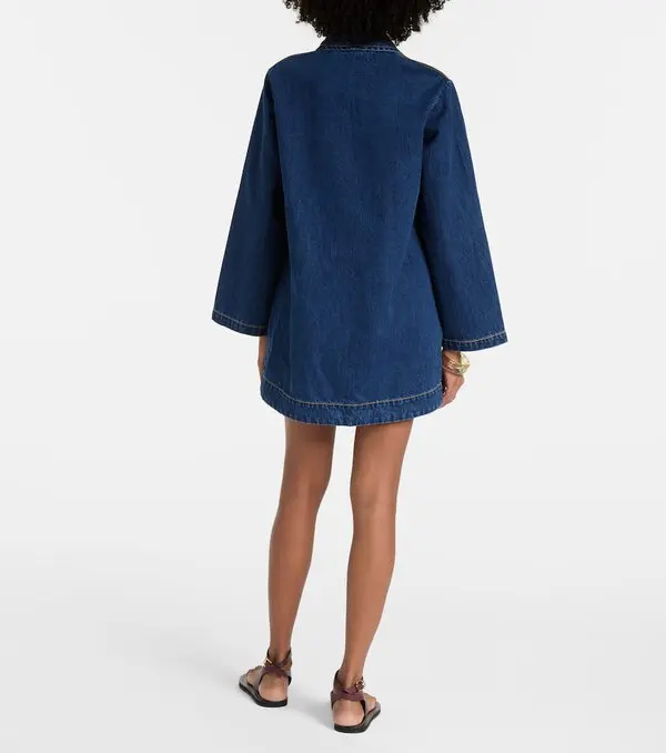 ALEMAIS Speedy Denim Mini Dress