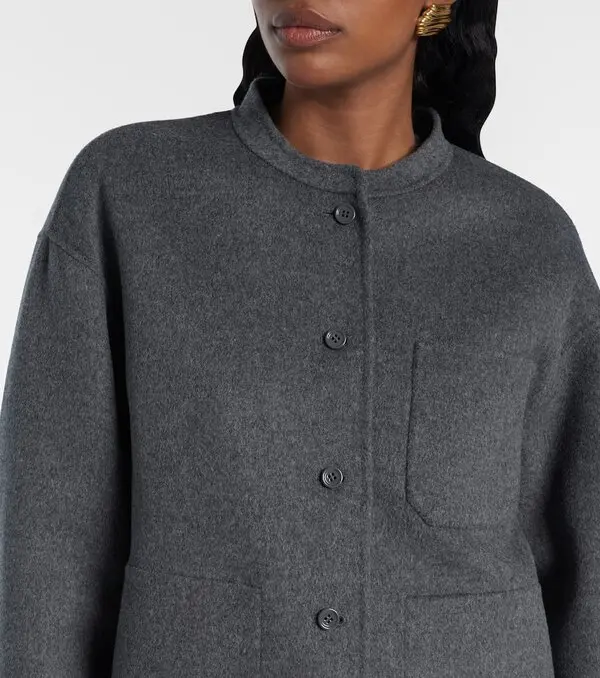 Max Mara Costanza Virgin Wool Jacket - Grey