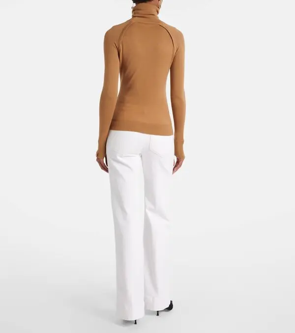Victoria Beckham Wool Turtleneck Sweater
