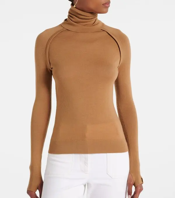 Victoria Beckham Wool Turtleneck Sweater