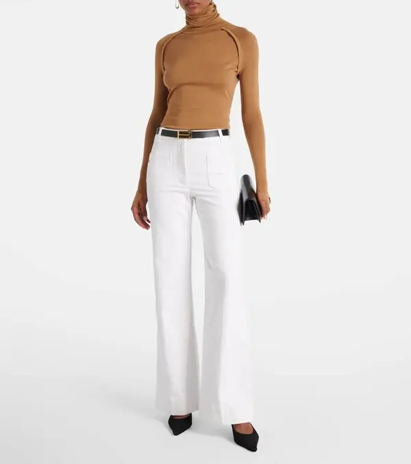 Victoria Beckham Wool Turtleneck Sweater