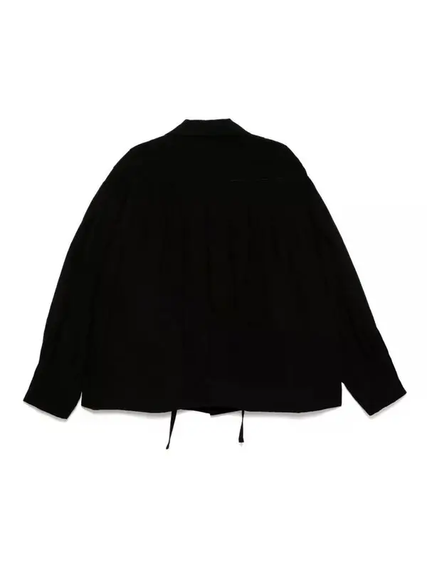 SONGZIO Polydart Collared Jacket - Black