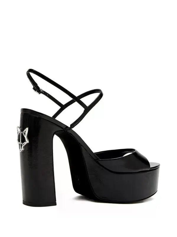 NAKED WOLFE 100mm Fire Platform Sandals
