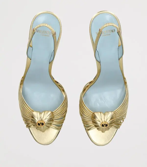 Valentino Garavani Leather Royal Slingback Heels