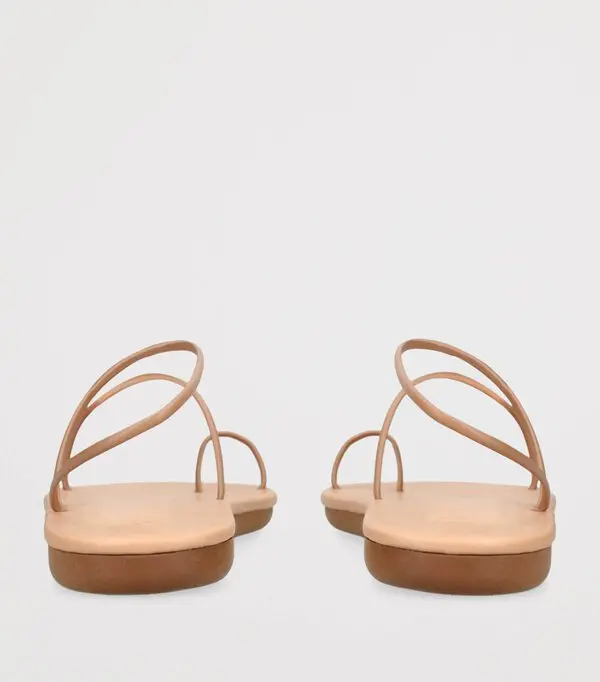 ANCIENT GREEK SANDALS Leather Kansiz Sandals - Beige