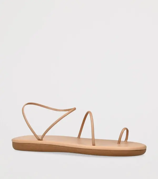 ANCIENT GREEK SANDALS Leather Kansiz Sandals - Beige