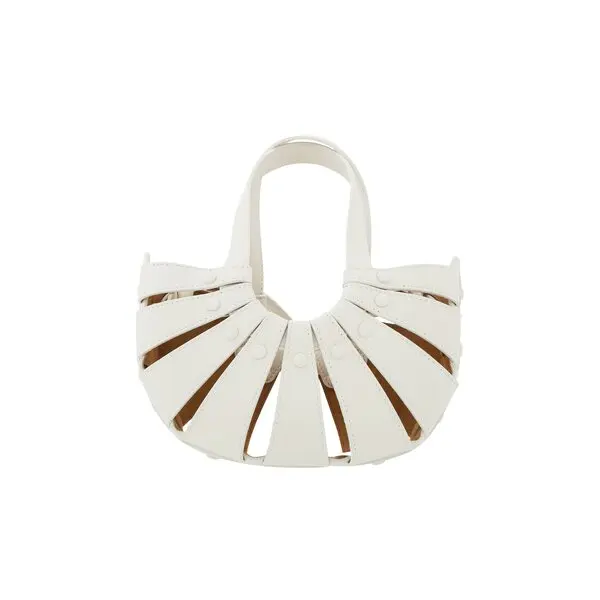 Bottega Veneta The Shell Bag - White