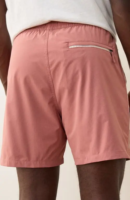 Marine Layer Lined Sport And Swim Trunks - Withered Rose