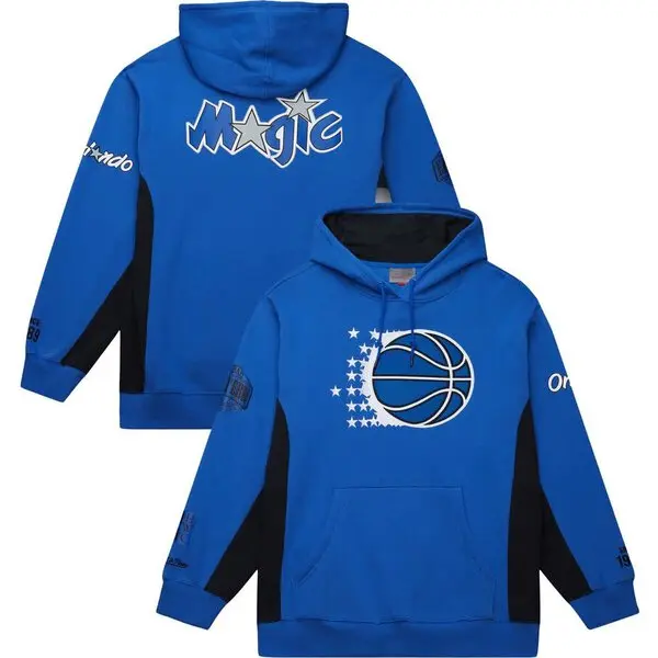 Mitchell & Ness Orlando Magic Hardwood Classics Team Origins Fleece Pullover Hoodie - Blue