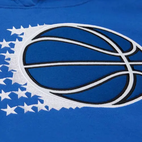 Mitchell & Ness Orlando Magic Hardwood Classics Team Origins Fleece Pullover Hoodie - Blue