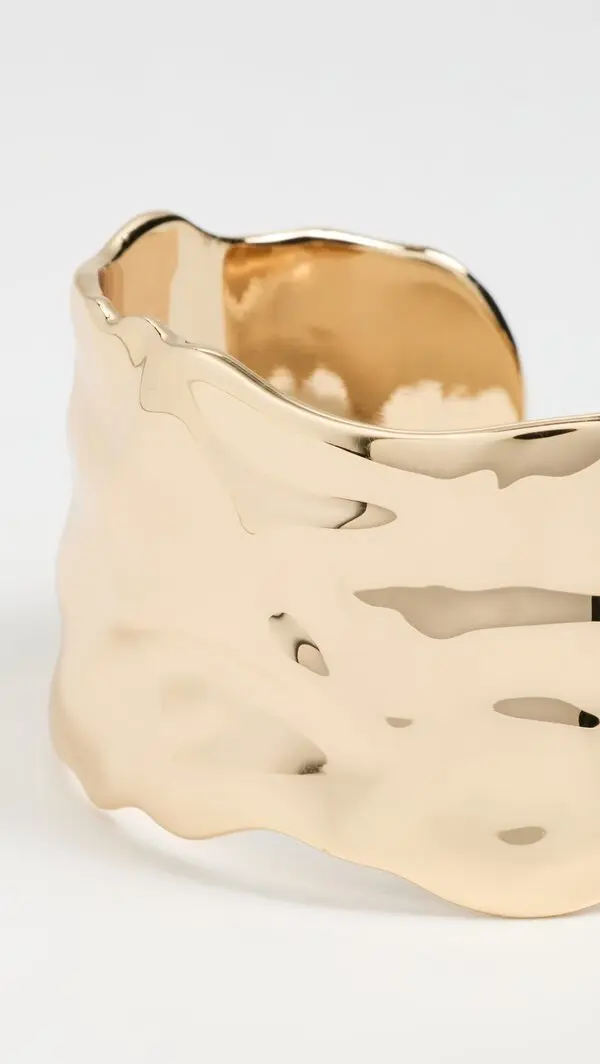 Ettika Thick Sculpted Cuff - Gold