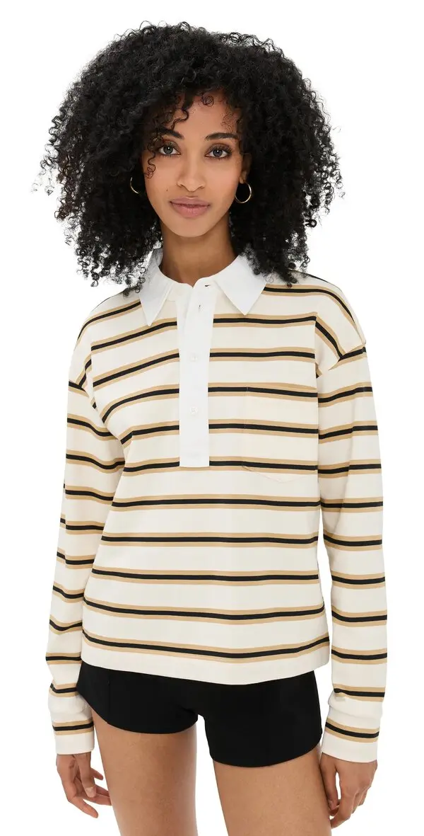 LE BOP Hayley Variegated Polo
