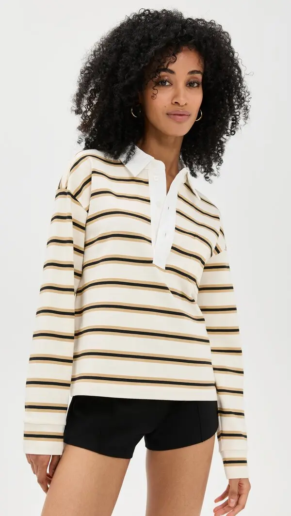 LE BOP Hayley Variegated Polo