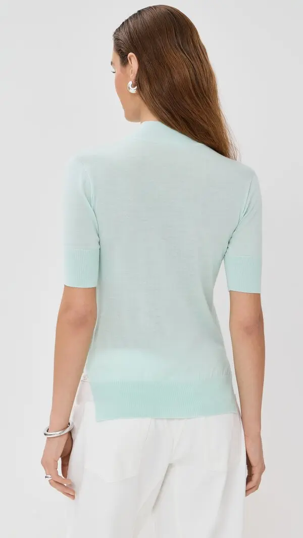 JIL SANDER Short Sleeve Crew Neck Sweater