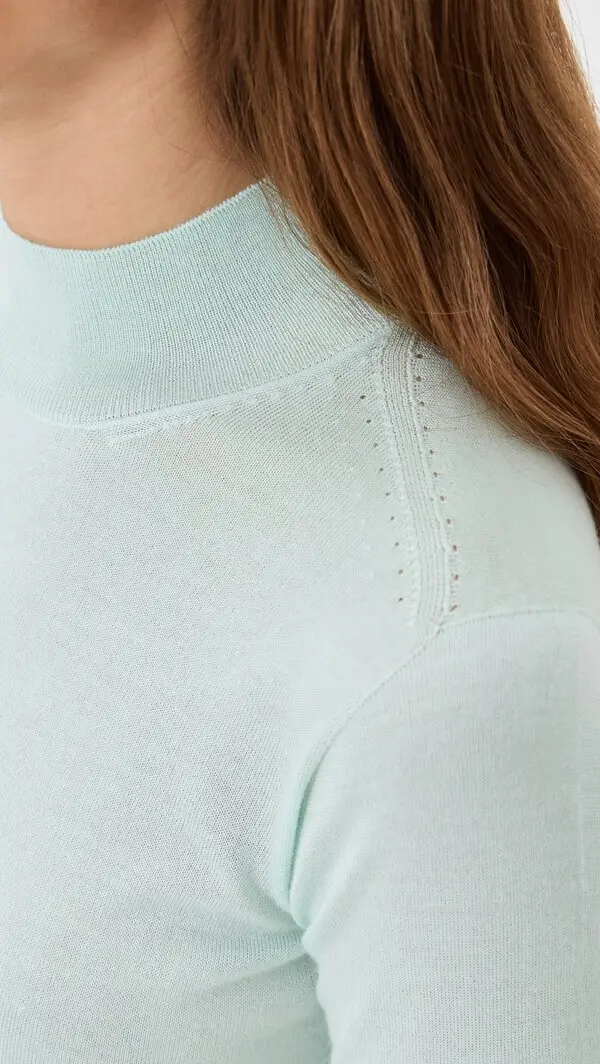 JIL SANDER Short Sleeve Crew Neck Sweater