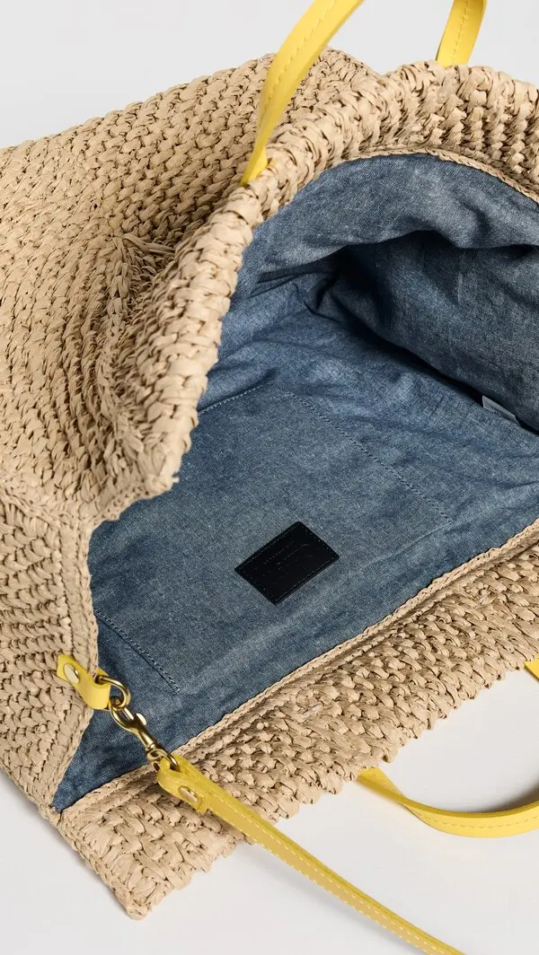Clare V. Summer Simple Raffia Tote