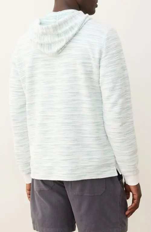 Marine Layer Portola Space Dye Stripe Slub Cotton-blend Beach Hoodie