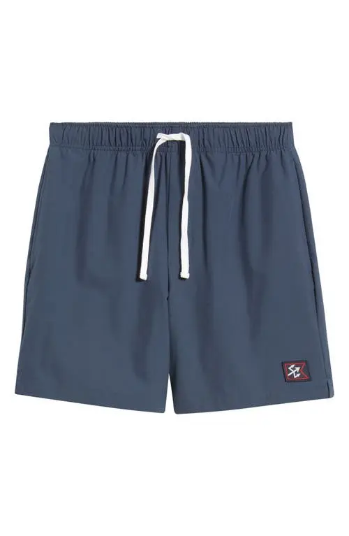 DARK SEAS Stretch Drawstring Shorts - Dark Navy
