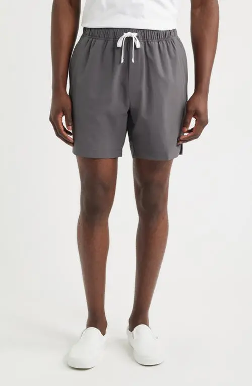 DARK SEAS Stretch Drawstring Shorts - Grey