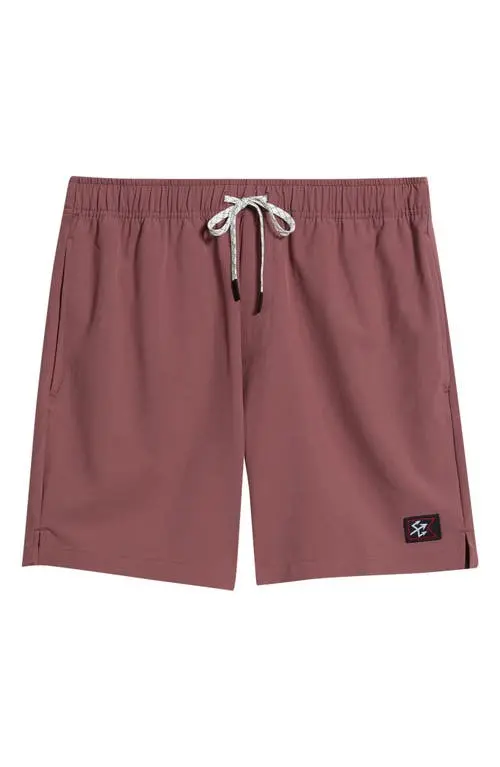 DARK SEAS Stretch Drawstring Shorts - Mauve