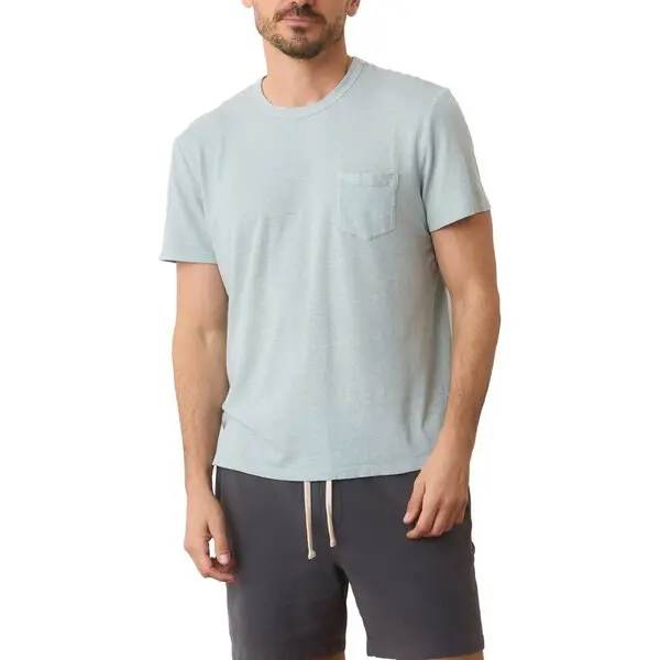 Marine Layer Relaxed Fit Hemp & Cotton T-shirt - Surf Spray