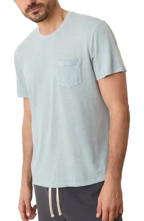 Marine Layer Relaxed Fit Hemp & Cotton T-shirt - Surf Spray