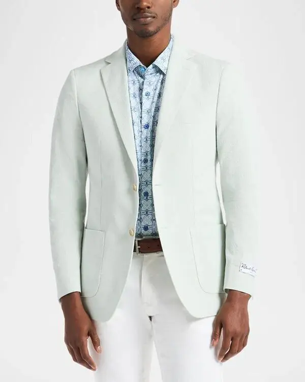 Robert Graham Rayburn Seersucker Sport Coat - Blue