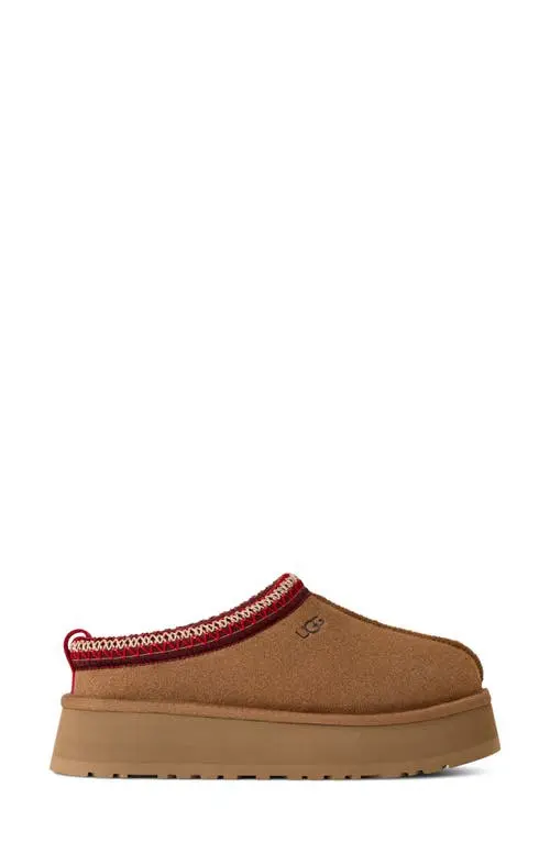 UGG Tazz Ii Genuine Shearling Lined Platform Slipper - Chestnut