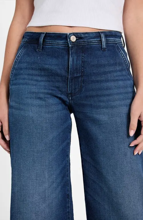 Guess Zoya Crop Wide Leg Jeans - Cheval