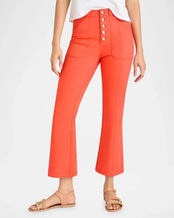 Cinq À Sept Wallace Cropped Bootcut Pants