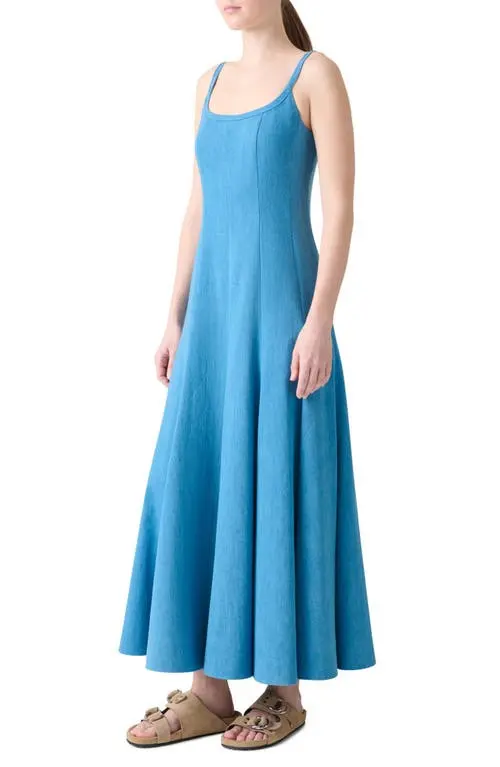 Akris Denim Maxi Dress
