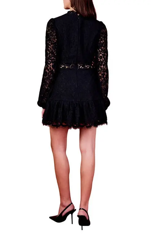 Endless Rose Lace Cutout Long Sleeve Minidress