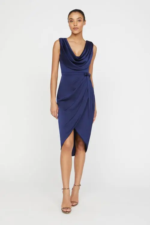 Theia Stephanie Wrap Dress