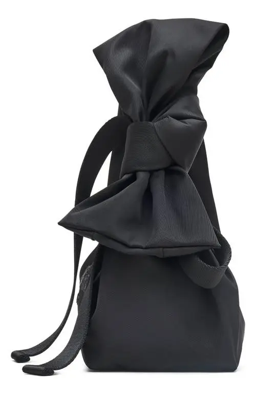 Marc Jacobs The Bow Nylon Mini Sack Bag - Black