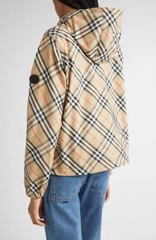 Burberry Check Hooded Jacket
