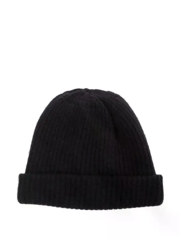MAISON MARGIELA Knitted Beanie - Blue