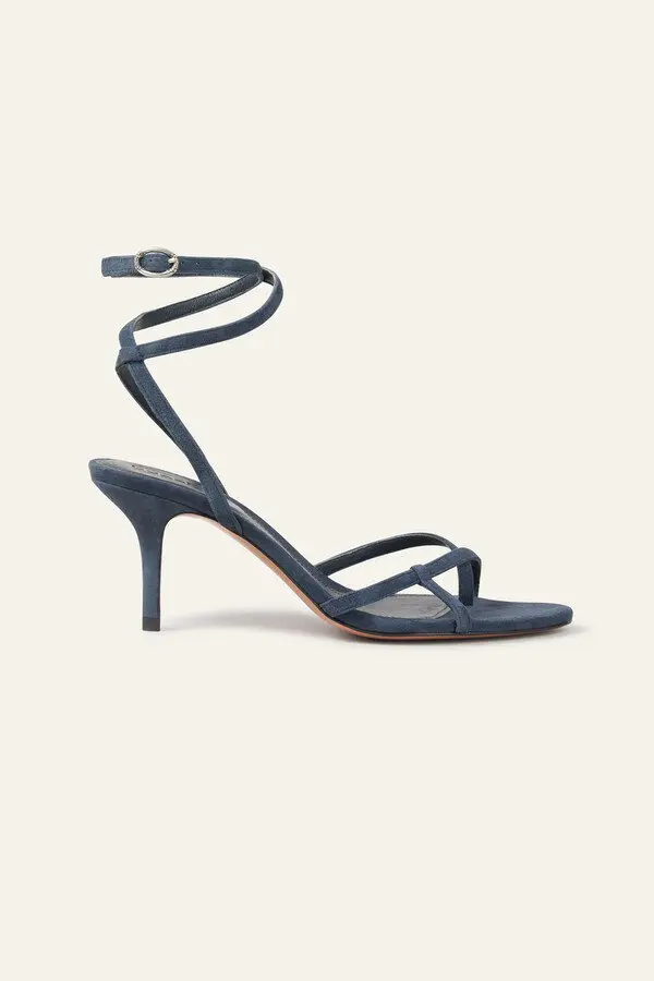 Ba&sh Cera Heeled Sandals - Blue