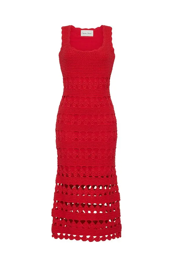Cara Cara Joan Crochet Sheath Dress