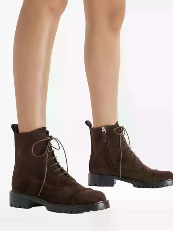 MALONE SOULIERS Miller Combat Boots - Brown