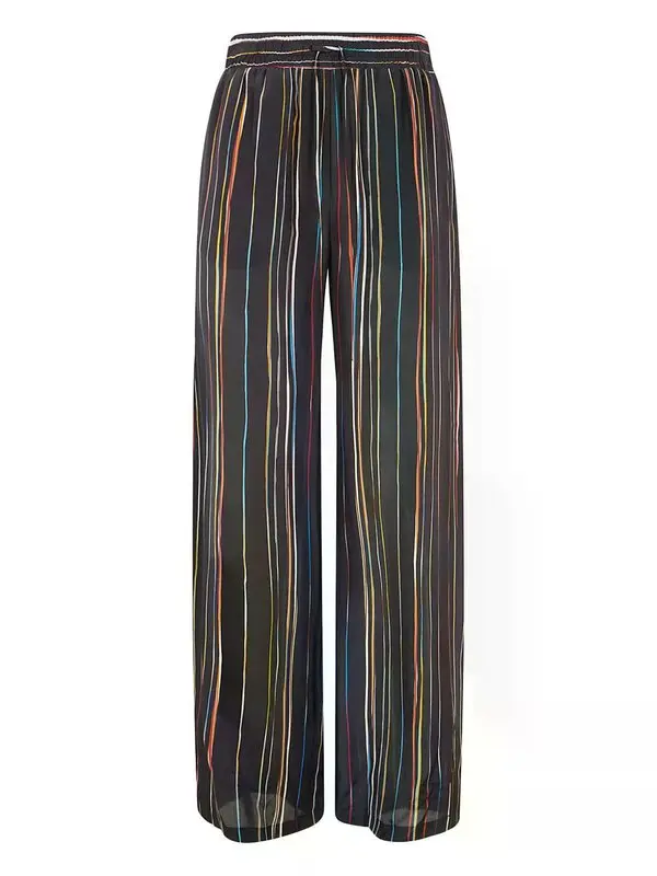 Paul Smith Striped Wide-leg Trousers
