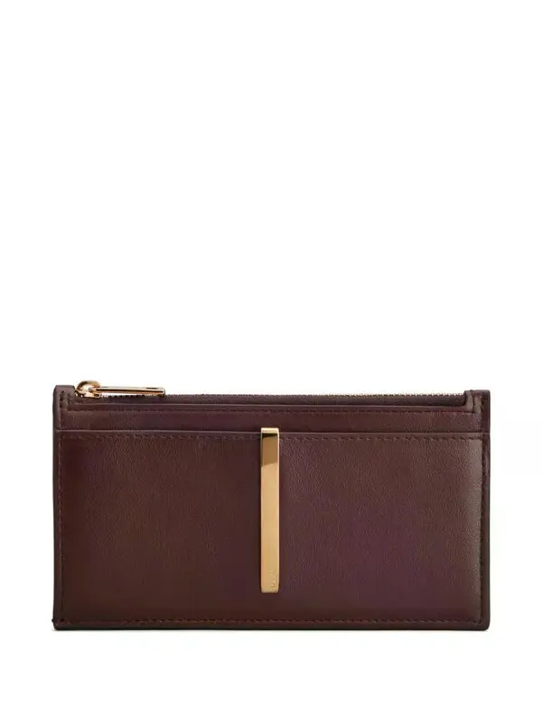 TOD'S Leather Cardholder - Brown