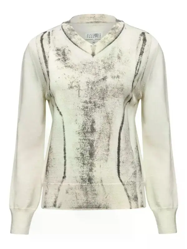 MAISON MARGIELA Abstract-print Sweater
