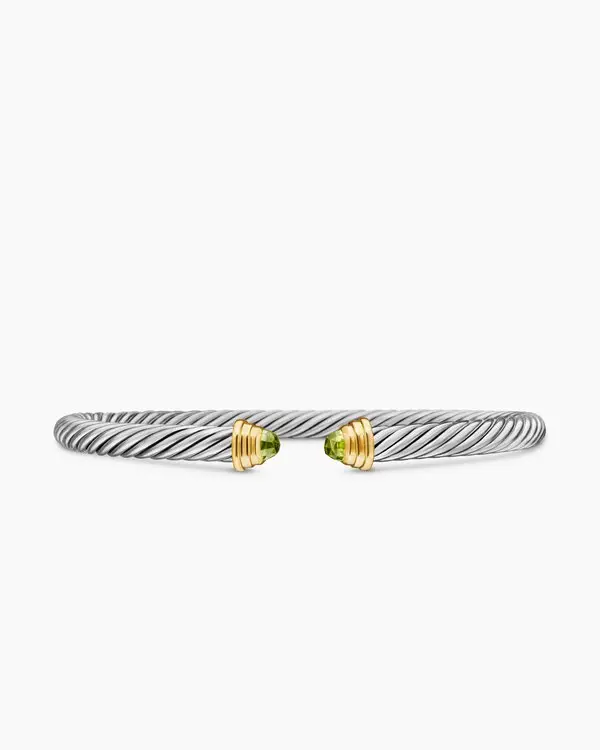 David Yurman Cable Teen Bracelet - Peridot