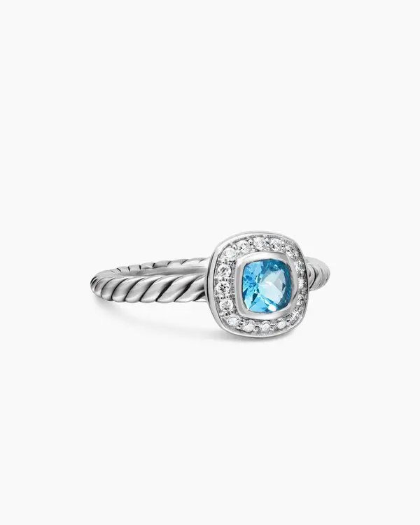 David Yurman Albion® Teen Ring - Blue Topaz