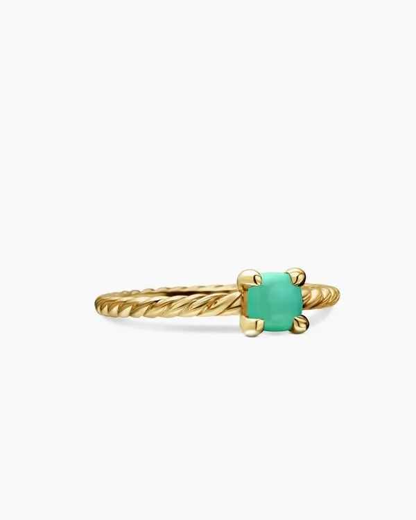 David Yurman Chatelaine® Teen Ring - Chrysoprase