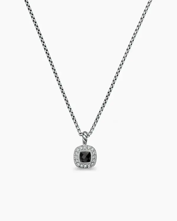 David Yurman Albion Pendant Necklace - Black Onyx