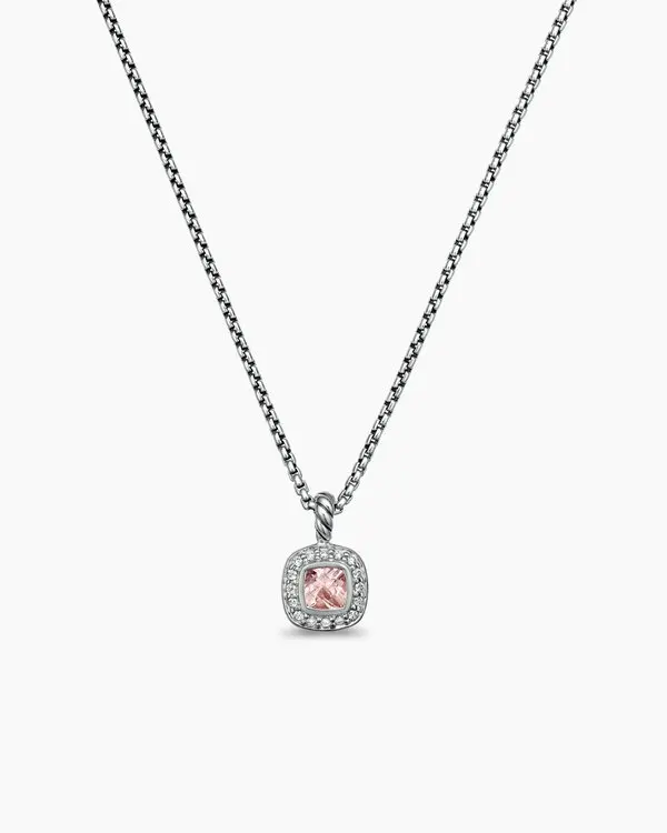 David Yurman Albion Pendant Necklace - Morganite
