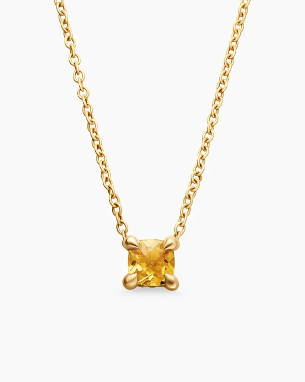 David Yurman Chatelaine® Teen Necklace - Citrine